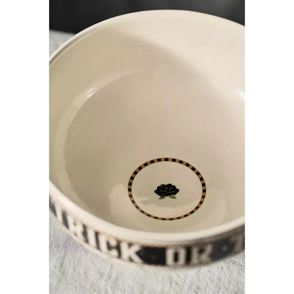 Anthropologie | Dining | The Bistro Tile Stoneware Large Fruit Popcorn ...